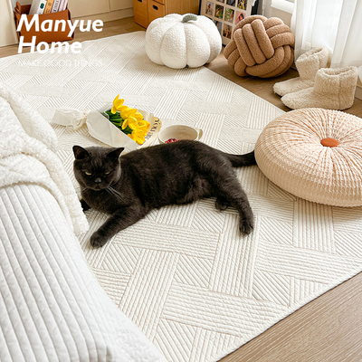 极速M.alife Ramble 简约全棉水洗棉地垫家用客厅地毯床边垫榻榻