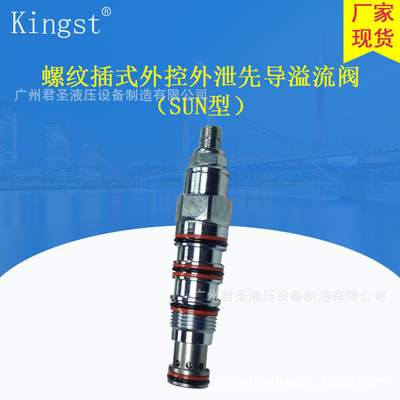 螺纹插装式外控外泄先导溢流阀（SUN）CRV1-T21A/T22A/T23A/T24A