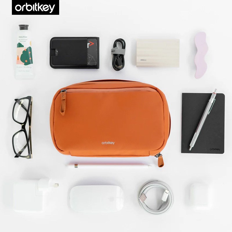 Orbitkey二合一多功能数码包数据线双层防水耐磨收纳袋整理分类