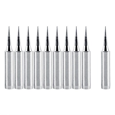 极速10Pcs 900M-T-I Solder Iron Tip Pure Copper Solderin.g Re