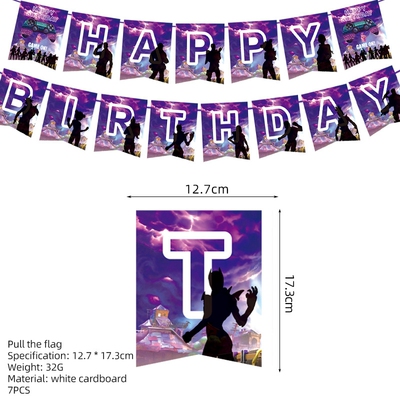 新品Jogo fortalezna tema decora??es de festa de aniversr