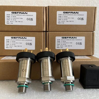 杰佛伦GEFRAN原装KS-N-E-E-B25D-M-V注塑机250bar压力感测器