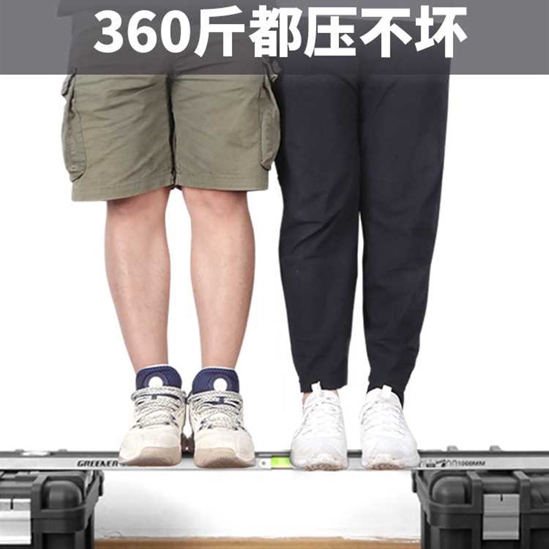 好货水平尺高精度平水尺水平仪尺小型靠尺迷你强磁实心铸铝合金