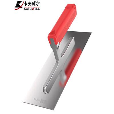 卡夫威尔泥灰铲油灰刀泥瓦工具塑柄铝脚抹泥刀0.8*11*28cm WK4345