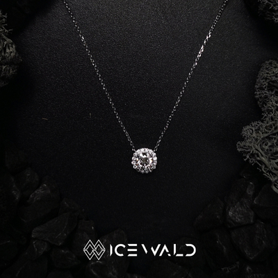 Classic 项链｜ICEWALD真冶圆钻围镶项链18K金经典奢华钻石项链