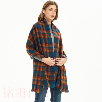 New Autumn and winter scarf men and women warm shawl wool pl