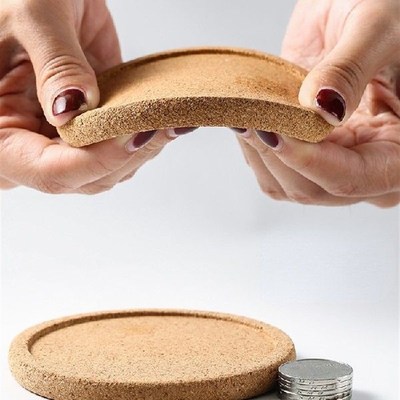 极速Cork Coaster Kitchen Anti-SCcalding Pan Pad Round Dining