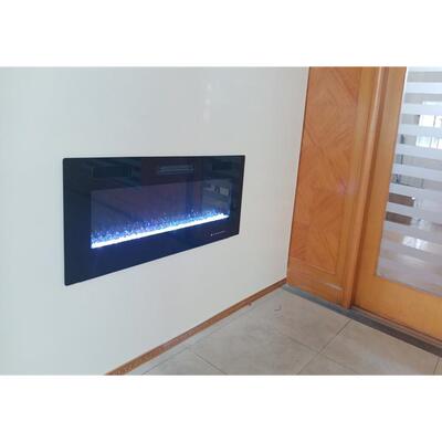 欧美澳新品水晶36寸50寸内嵌式壁挂式取暖电子壁炉fireplace仿真