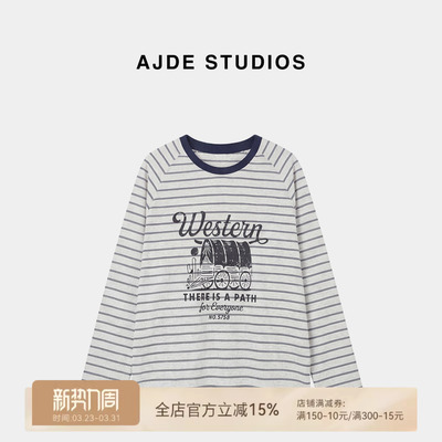 AJDE｜Westein琴键条纹T恤01