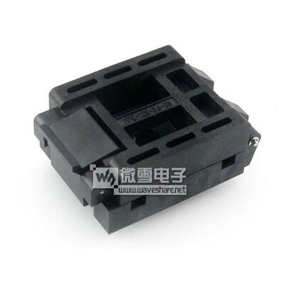 QFP128PQFP128TQFP128IC进行烧写测试引脚间距0.5mm测试座