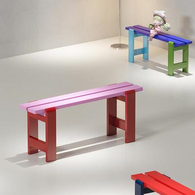 设计师创意多巴胺长条凳门口极窄换鞋凳玄关岛台长餐凳卧室床尾凳