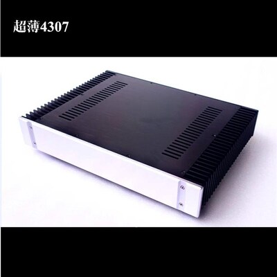 两侧散热4307 全铝甲类散热器机箱 迷你型全铝机箱 功放机箱