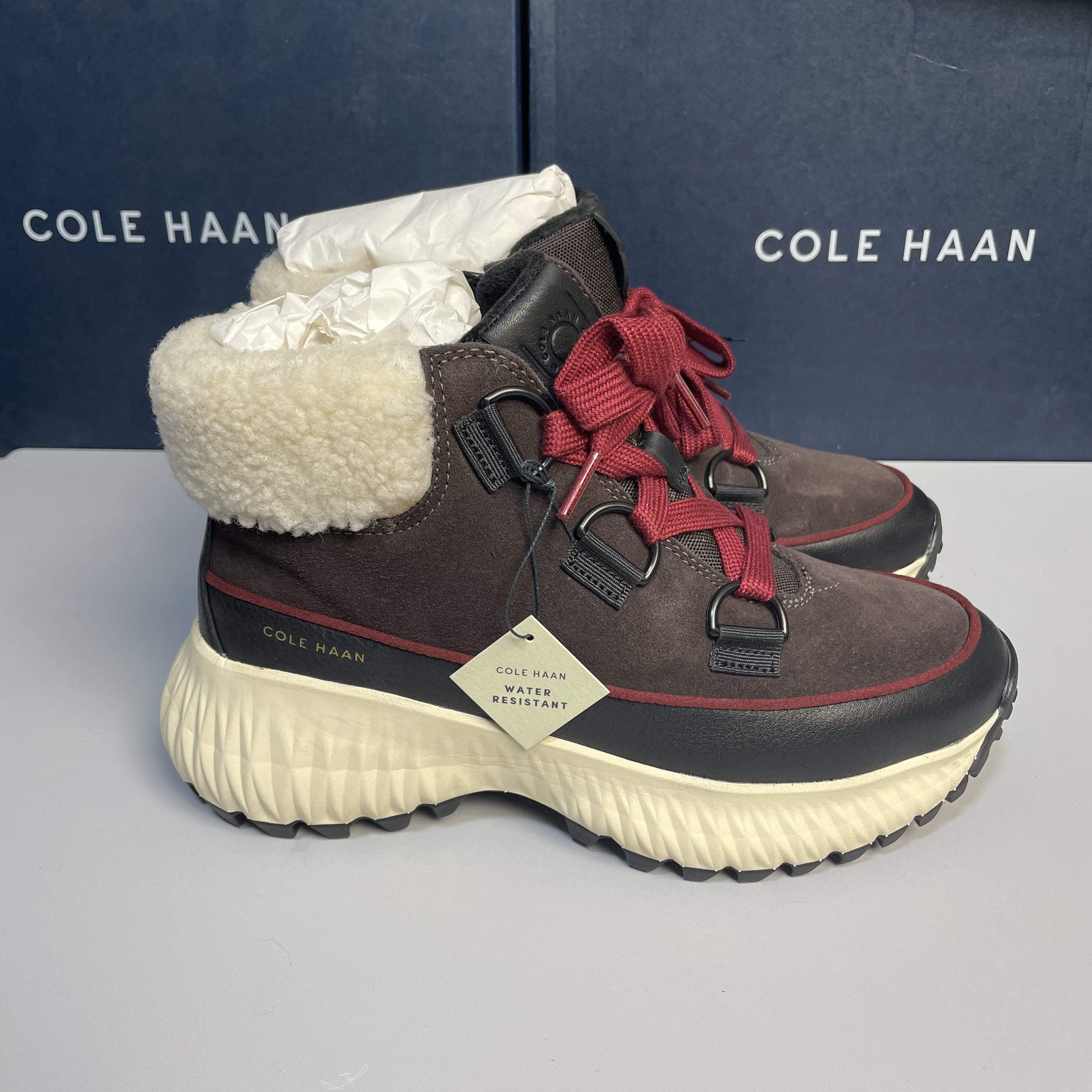 Cole Haan/歌涵女鞋时尚潮流休闲运动高帮鞋秋冬保暖舒适轻盈百搭
