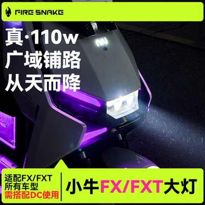 火蛇科技小牛FXFXT大灯风速