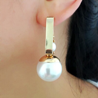 极速Boho Long White Pendientes Earings Women Earring YEarrin