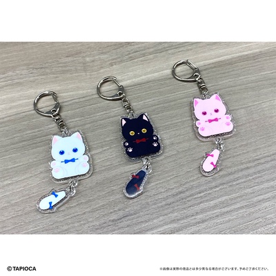 【TAPIOCA现货原创】 可爱猫咪亚克力挂件 雪球黑糖桃桃