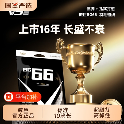 vs威臣bg66羽毛球线高弹耐打专业