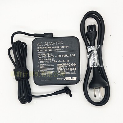 好货原装华硕无畏Pro14锐龙M3400QA M3401Q充电源配接器19V4.74A