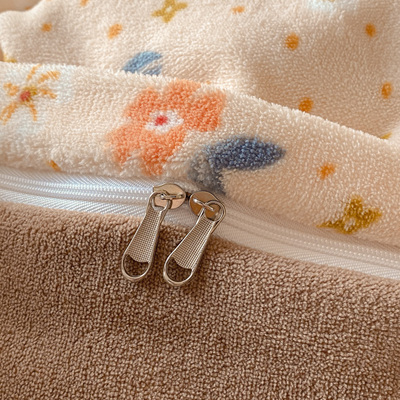 极速定制加厚珊瑚绒牛奶绒被罩248毛绒被套单件1I.5*2*2.2*2.3*2.