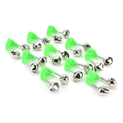 极速10Pcs/Set Twin Spiral BellAs Fishing Bite Alarms Outdoor