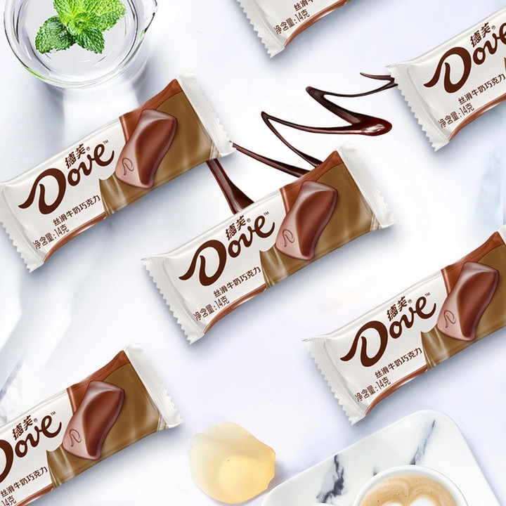 Dove德芙士力架横扫饥饿花生牛奶巧克力散装休闲夹心巧克力