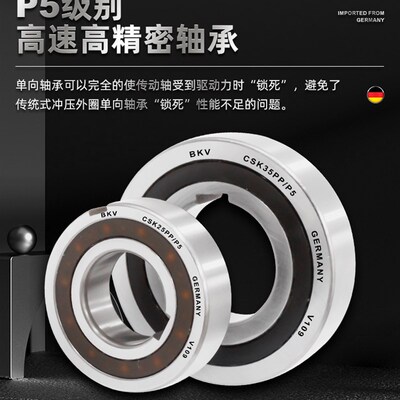 进口单向CSK6200 6201 6202 6203 6204 6205 6206 6207PP带槽轴承