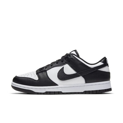 NIKE耐克女鞋Dunk Low熊猫复古低帮板鞋经典运动休闲鞋DD1503-101