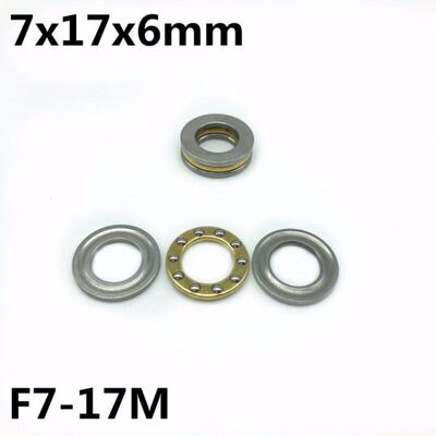新品50Pcs F7-17Ml 7x17x6 mm Axial Ball Thrust Bearing plane
