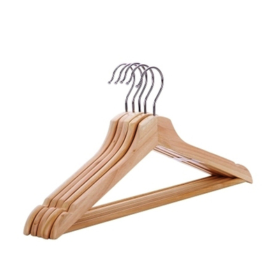 极速5pcs cabinet skid hangers clothes Iclip hanger wooden ra