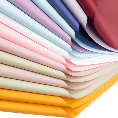 极速Solid color Oya paper Macaron monochromNe floral wrap Gi