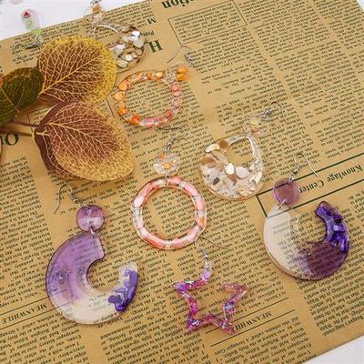 极速Silicone Earring Mosld Earring Resin Mold Jewelry Making