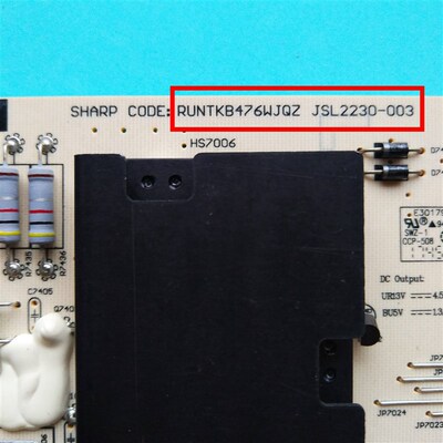 原装夏普LCD-60SU465A电视电源板RUNTKB476WJQZ JSL2230-003测好