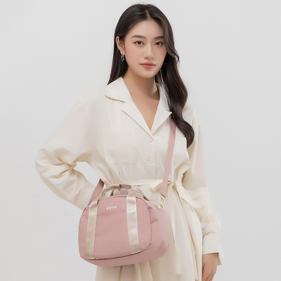 新款出口日本麻衣布斜挎包单肩包时尚包子母包女包手提包