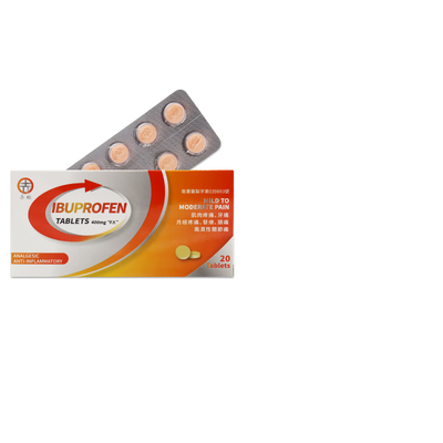 赤姬布洛芬IBUPROFEN肌肉疼痛牙痛月经疼痛发烧头痛风湿性关节痛