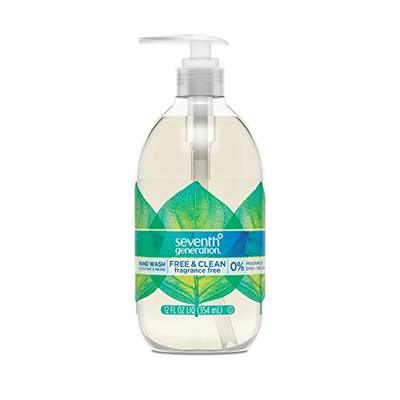 极速Seventh Generation Hand Wash Soap, Free &Q Clean Unscent
