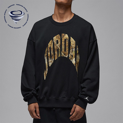 Nike/耐克正品JORDAN男士休闲圆领耐穿运动刺绣卫衣IM6305-010