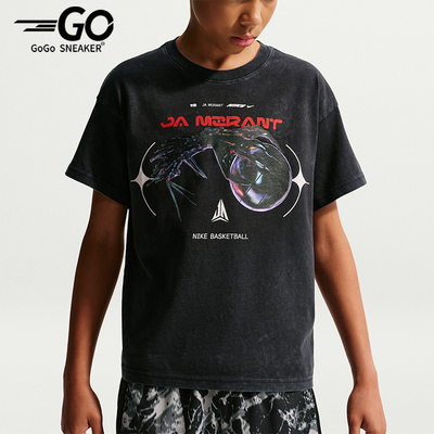 Nike/耐克正品大童休闲舒适透气垂坠运动短袖T恤IQ9678-010