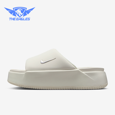 Nike/耐克正品Calm Elevation女士休闲厚底耐磨拖鞋HJ5601-100
