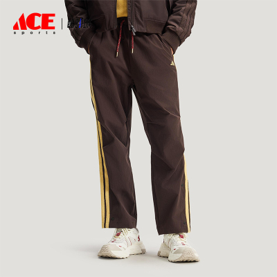 Adidas/阿迪达斯正品2025冬季款男士日常梭织直筒运动长裤KE4063