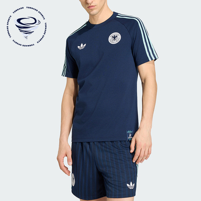 Adidas/阿迪达斯正品三叶草男士运动圆领训练经典短袖T恤JZ9342