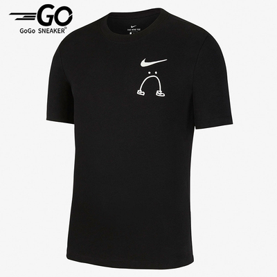 Nike/耐克正品TheTe新款男黑白色运动休闲短袖T恤CK9460-010