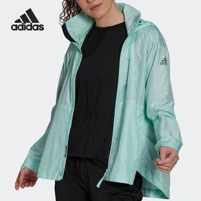 Adidas/阿迪达斯官方正品女子舒适连帽透气休闲运动外套 GJ8367