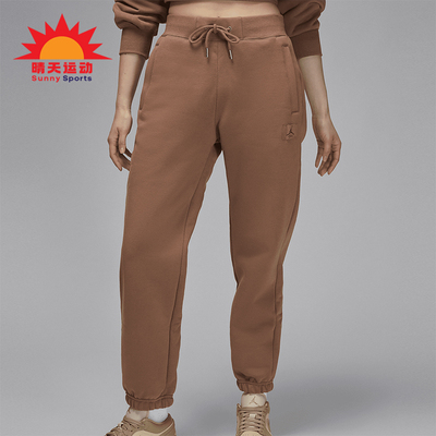 耐克女士复古运动加绒束脚长裤