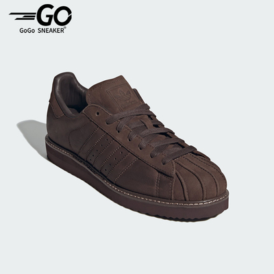 Adidas阿迪达斯正品SUPERSTAR LUX男女透气系带板鞋KH7756