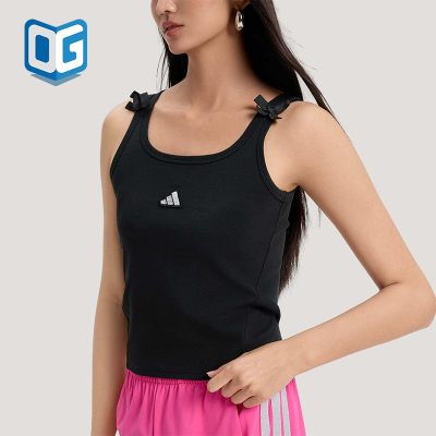 Adidas/阿迪达斯正品DCE TANK女士运动针织时尚修身背心T恤KS5318