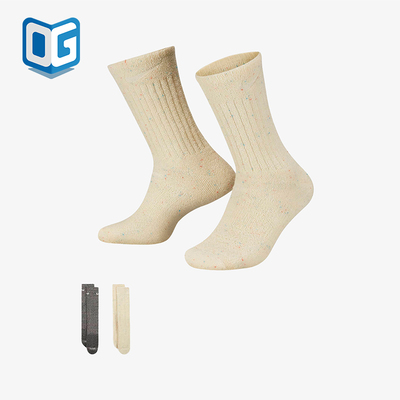 Nike/耐克正品男女针织透气休闲日常经典运动袜两双装DM7086-902