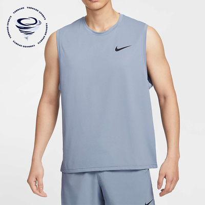 Nike/耐克正品2025夏季款男士跑步透气圆领训练T恤背心CZ1185-493