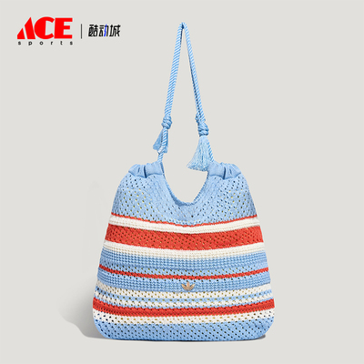Adidas/阿迪达斯正品三叶草女士休闲绳编肩带单肩包KX9590