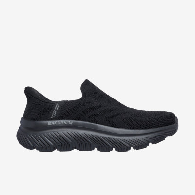 Skechers斯凯奇正品GO WALK女子一脚蹬轻便运动休闲鞋125880-BBK