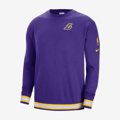 Nike耐克正品Los Angeles Lakers Courtside男圆领卫衣DN4707-504